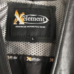 Xelement | Jackets & Coats | Black Leather Vest | Poshmark